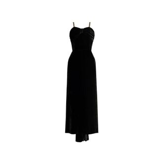 Maison Margiela Samtkleid - - Dresses - Damen - Schwarzk - XS