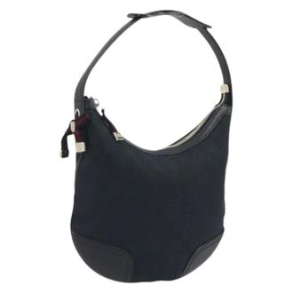 Gucci Sac bandouli&egrave;re vintage GG Canvas Pre-owned - Femme - Pre-owned - Noir - Taille: ONE Size
