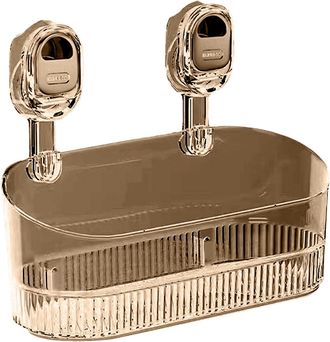 Generic Saugregal f&uuml;r Badezimmer, geriffeltes Lagerregal mit ohne Bohren, Bodenablauf, Eckwandablauf, ohne Bohren, f&uuml;r Schlafzimmerwohnung