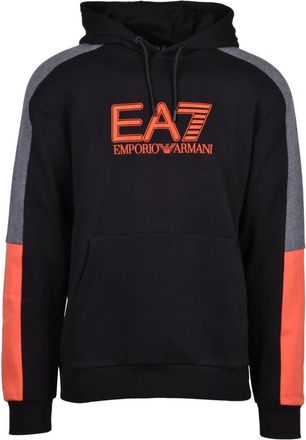 Emporio Armani Emporio Armani Ea7, Homme, Sweatshirts et sweats &agrave; capuche, Noir, Taille: 2XL SweaT-shirt &agrave; capuche