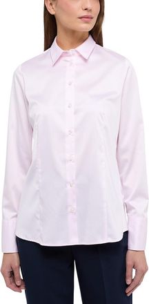 Eterna Female Satin Shirt Bluse unifarben Regular FIT 48_D_1/1, 1/1, rosa