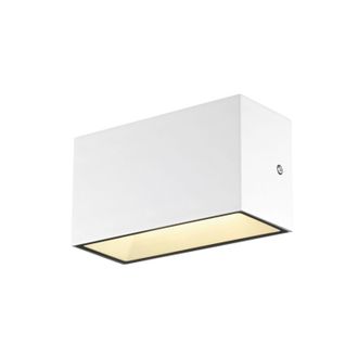 SLV SITRA M WL UP/DOWN, LED Outdoor Wandaufbauleuchte, weiss, CCT switch 3000/4000K