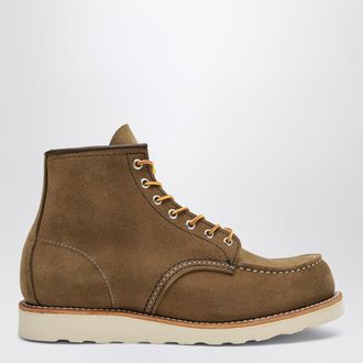 Red Wing Shoes Olivefarbene Classic Moc 6-Inch Stiefeletten aus Leder