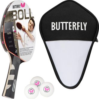 Butterfly Timo Boll Platin 85025 Tischtennisschläger | Tischtennis Racket Bat Profi | Wettkampfschläger für fortgeschrittene Spieler | ITTF zertifizierter Pan A