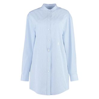 Jil Sander Cotton Poplin Shirt - - Blouses & Shirts - Damen - Blau - S