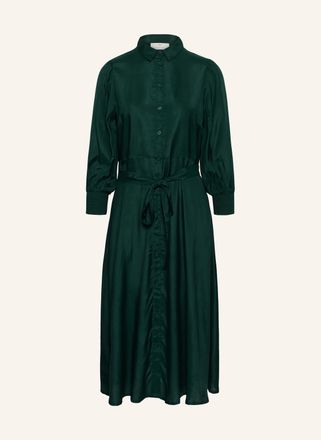 Kaffe Midikleid Kaemine Oline gruen