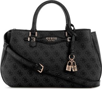 Guess Katya Girlfriend Satchel Coal Logo