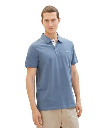 Tom Tailor Tom Tailor 1031006 Polo piqu&eacute; Basique Homme, 10441 - Gravel Grey, XXL
