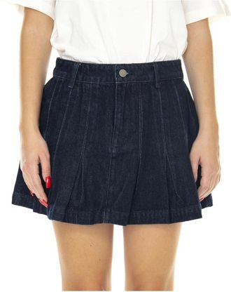 Guess Femme, Jupes, Bleu, Taille: W27 Mini Jupe en Jean