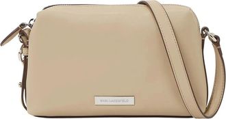 Karl Lagerfeld Crossbody Bags - IKON SMOOTH CAMERA Umh&auml;ngetasche - Gr. unisize - in Beige - f&uuml;r Damen