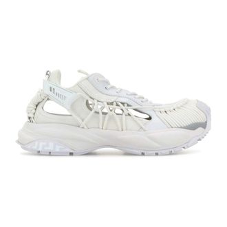 Versace Wei&szlig;e Leder-Sneakers - - Shoes - Herren - Wei&szlig; - 40 EU