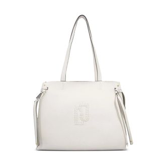 Liu Jo Femme, Sacs, Beige, Taille: ONE Size Sac fourre-tout avec logo en relief