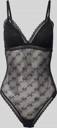 HUGO BOSS Skinny Fit Body mit Allover-Muster Modell LACY BODYSUIT