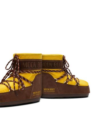 Moon Boot Womens X Guest Residence Icon Low Yellow Suede