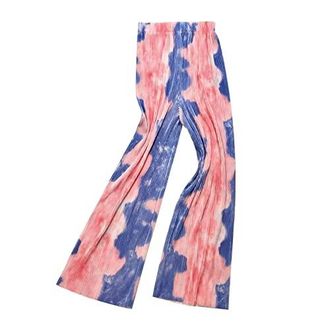 Generic Pantalon long pour femme imprim&eacute; ample, taille haute, droite, jambe large, pantalon &agrave; motifs, yoga, course, poids l&eacute;ger, style urbain, Bu4, taille uni