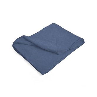 Setex Setex Premium-Kuscheldecke, 85% Baumwolle/15% Polyester, Decke als Zimmer-Deko, Schlafzimmer-Deko und mehr, 200 x 150 cm große Tagesdecke, Dunkelblau