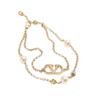 Valentino VLogo Signature Armband - - Accessories - Damen - Gelb - M