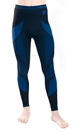 Sesto Senso Homme sous-V&ecirc;tements Thermique Cale&ccedil;on Pantalon Long Fonctionnel Bas Base Layer Thermo Active XL Bleu/Bleu Marine