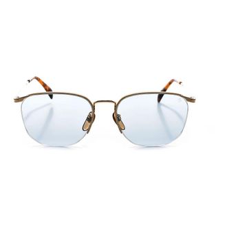 Eyewear by David Beckham Quadratische Metallsonnenbrille - - Accessories - Herren - Gelb - ONE SIZE