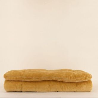 Bazar Deluxe Edredon en velours de coton 80x200cm