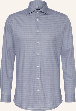 DeSoto Desoto Jerseyhemd Slim Fit blau