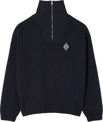 Lacoste Homme, Sweatshirts et sweats &agrave; capuche, Noir, Taille: M Piqu&eacute; Zip SweaT-shirt Loose Fit