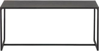 Miliboo Industrieller Couchtisch KARL schwarzes Metall