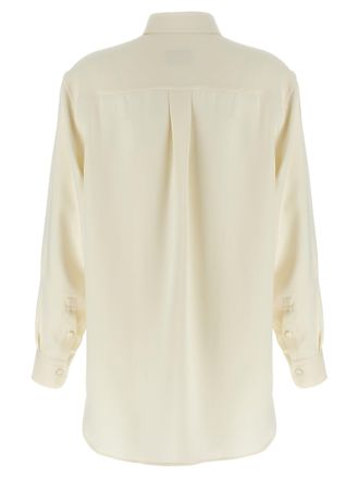 Brioni Womens White Silk Blouse