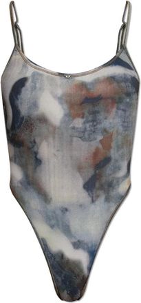 Diesel Femme, Maillots de bain, Gris, Taille: 42 FR Ella-Utlt Maillot de bain une pi&egrave;ce