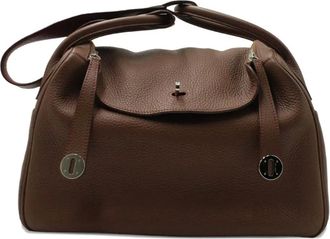 Hermès sac porté épaule Lindy 30 - Marron