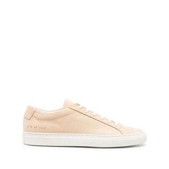 Common Projects Homme, Chaussures, Beige, Taille: 40 EU Baskets Tan Contrast