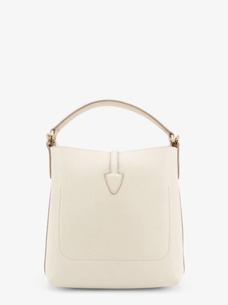 Tod's Womens Crossbody Bag Timeless T Beige Leather Shoulder