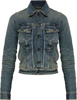 Balenciaga Jeansjacke - Blau