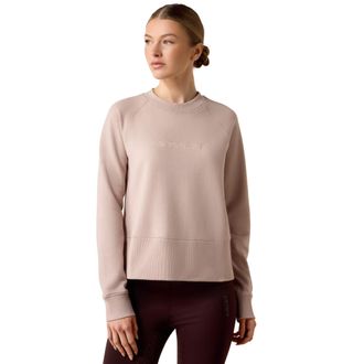 Ariat Womens Martine Sweatshirt Long Sleeve in Sphinx, Size X-Small, by Ariat