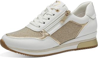 Marco Tozzi Damen 2-23713-41 Sneaker, White Gold, 38 EU