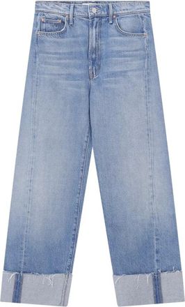Mother Femme, Jeans, Bleu, Taille: W32 The Full-Pipe Flood Jeans