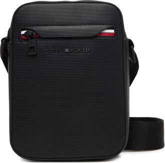 Tommy Hilfiger Umh&auml;ngetasche Tommy Hilfiger Th Corp Mini Reporter AM0AM14020 Schwarz