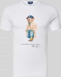 Polo Ralph Lauren Slim Fit T-Shirt aus reiner Baumwolle mit Polo-Bear-Motiv Modell 26/1