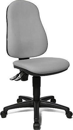 Topstar Topstar Point 60, Bürostuhl, Schreibtischstuhl, Stoff, Hellgrau, 54 x 47 x 109 cm