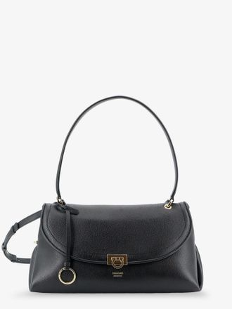 Ferragamo Leather shoulder bag with Gancini detail - FERRAGAMO - gender_Woman