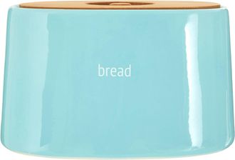 Premier Housewares Fletcher Brottopf, Blau, Bambus, Dolomit, 22x33x19