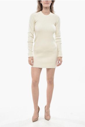 Isabel Marant ETOILE Ribbed-Knit Mini Dress GARNER size 38