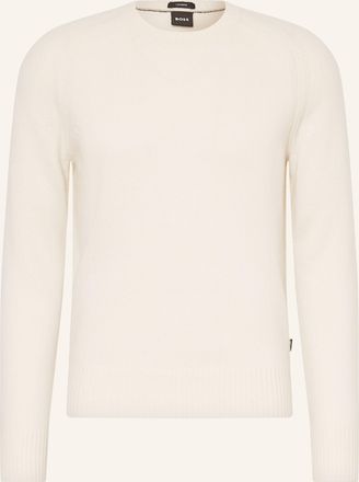 HUGO BOSS Cashmere-Pullover Halvo weiss