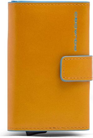 Piquadro Homme, Accessoires, Jaune, Taille: ONE Size Porte-cartes Pop-up