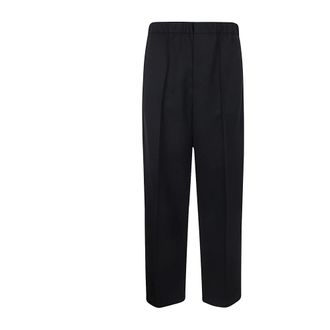 Jil Sander Homme, Pantalons, Noir, Taille: XL Pantalon Droit