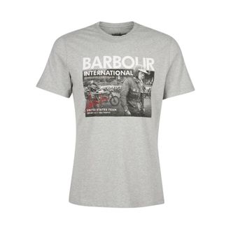 Barbour Carter T-Shirt - - Tops - Herren - Grau - XL