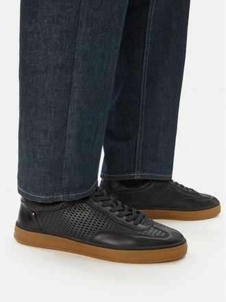 Tommy Hilfiger Sneakers Lo Lux Cut Out FM0FM05926 Schwarz