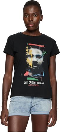 Mister Tee Damen Ladies One Origin Human Tee Black, M