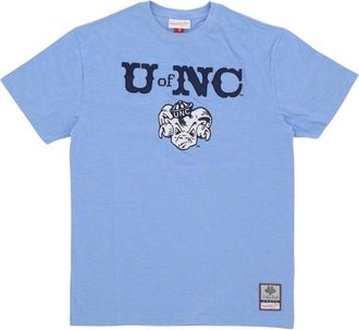 Mitchell & Ness Ncaa Tar Heels Basketball Team Tee - - Tops - Herren - Blau - XL
