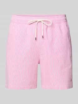 Ralph Lauren Regular Fit Badeshorts aus Baumwoll-Mix Modell TRAVELER